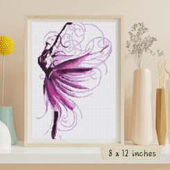 Violet Cross Stitch Pattern – The Art of Cross Stitch