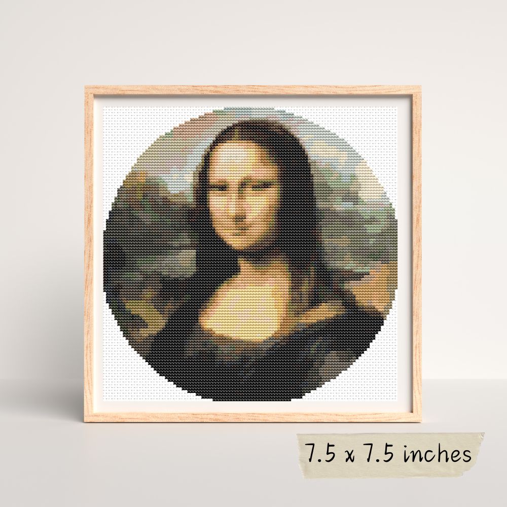 Mona Lisa Cross Stitch Pattern – The Art of Cross Stitch
