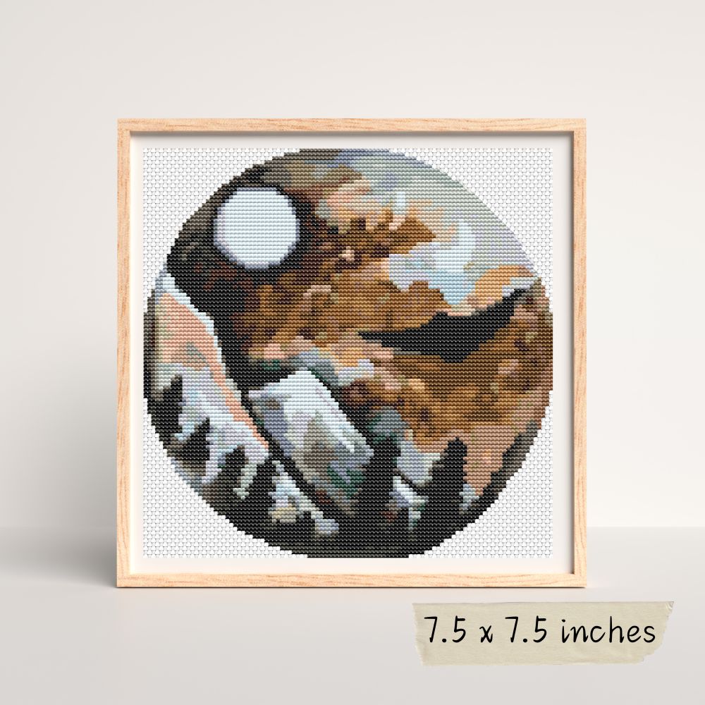 Over the Mountains Cross Stitch Pattern – The Art of Cross Stitch