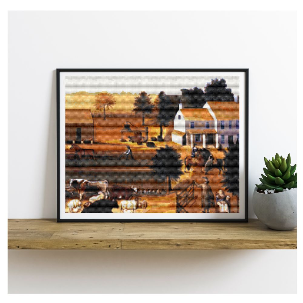 The Residence of David Twining Cross Stitch Kit | Size: 12 x 14 inches