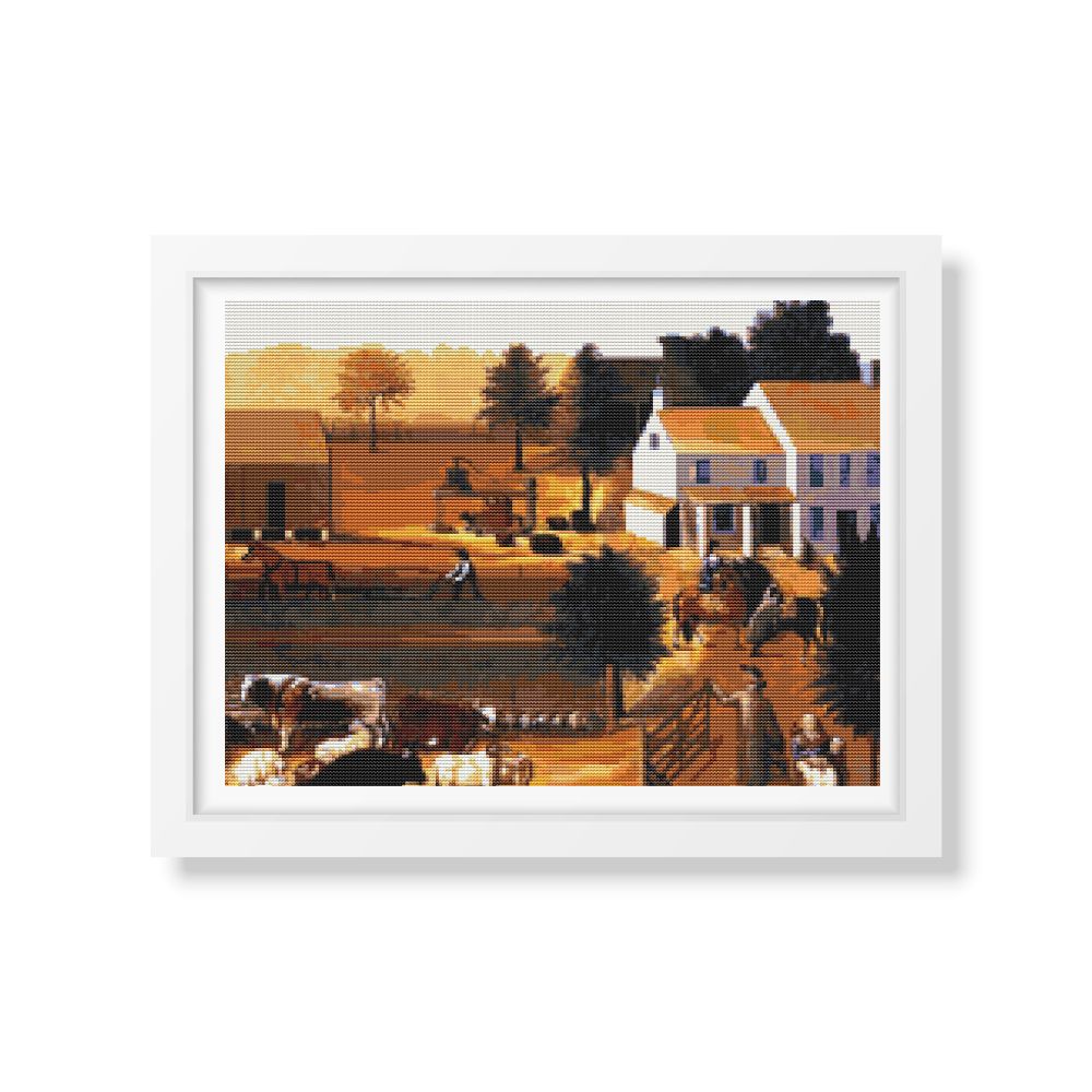 The Residence of David Twining Cross Stitch Kit | Size: 12 x 14 inches