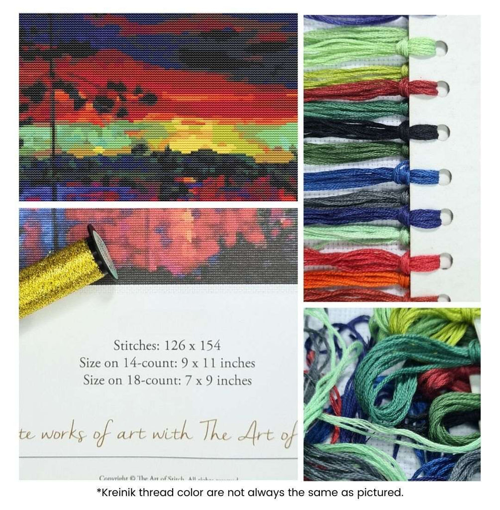 At Sunset Counted Cross Stitch Kit