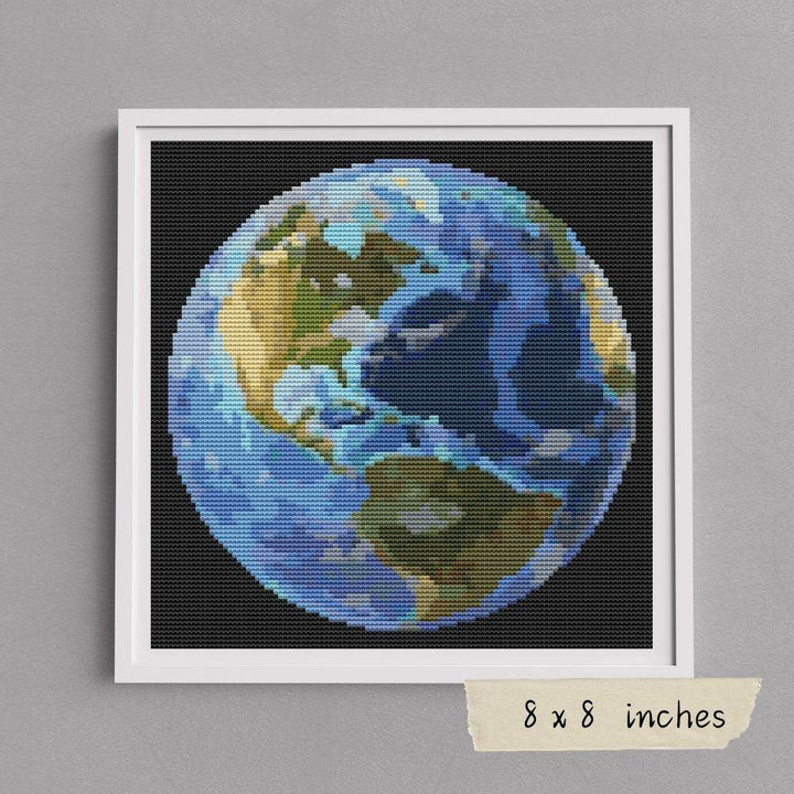 Earth Cross Stitch Pattern