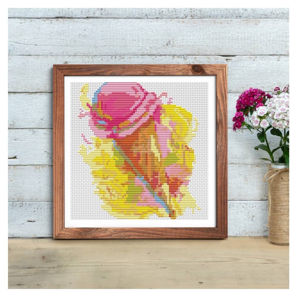 Ice Cream Counted Cross Stitch Pattern – The Art of Cross Stitch